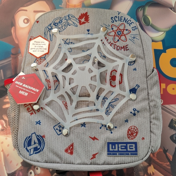 Marvel | Bags | New Disney Parks Backpack Spiderbot Avengers Campus ...